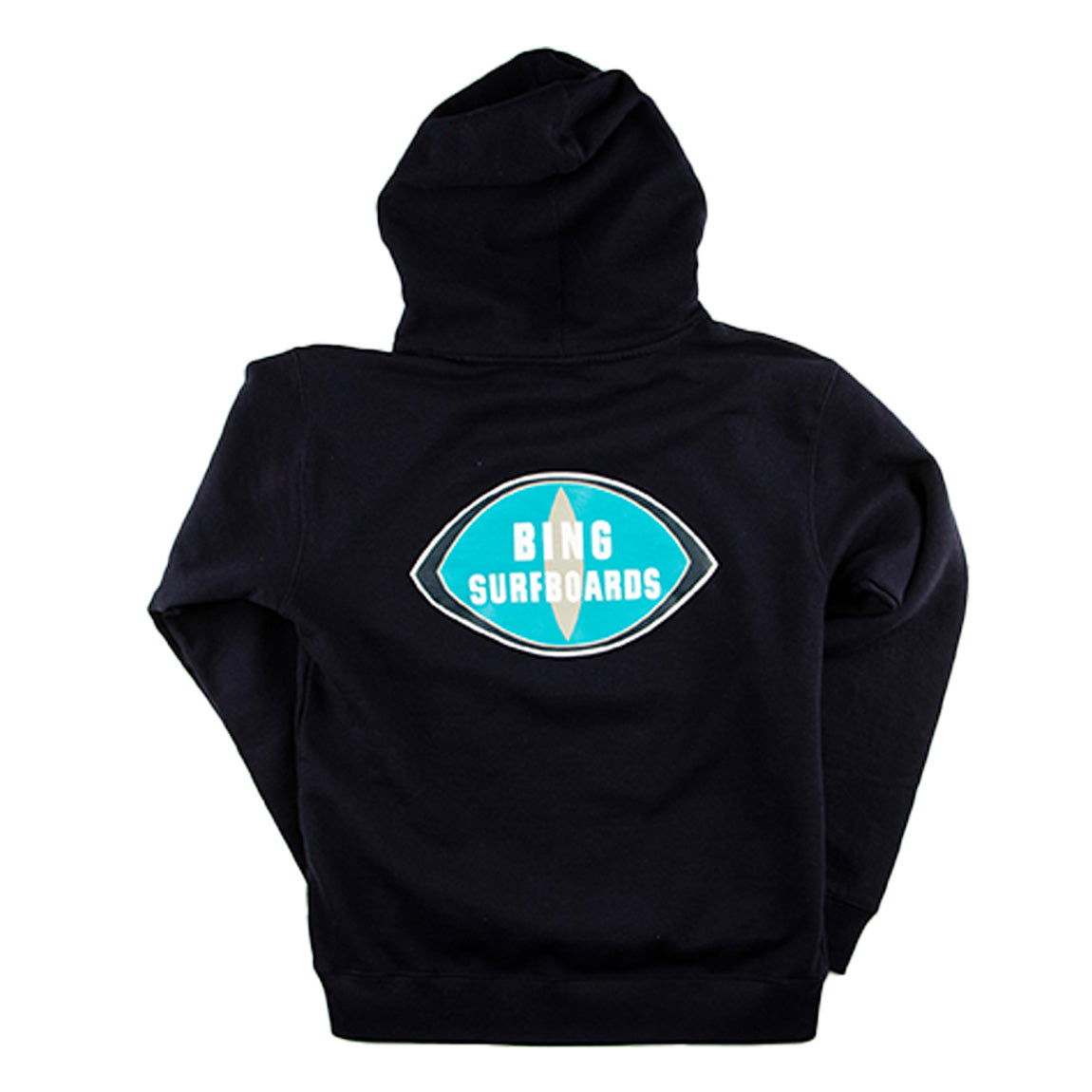ORIGINAL BING Premium Hooded Sweatshirt Navy - Bing Surfboards