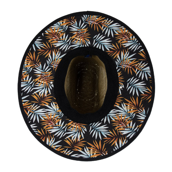 Bing 1965 Lifeguard Straw Hat - Natural/Orange Leaf - Bing Surfboards