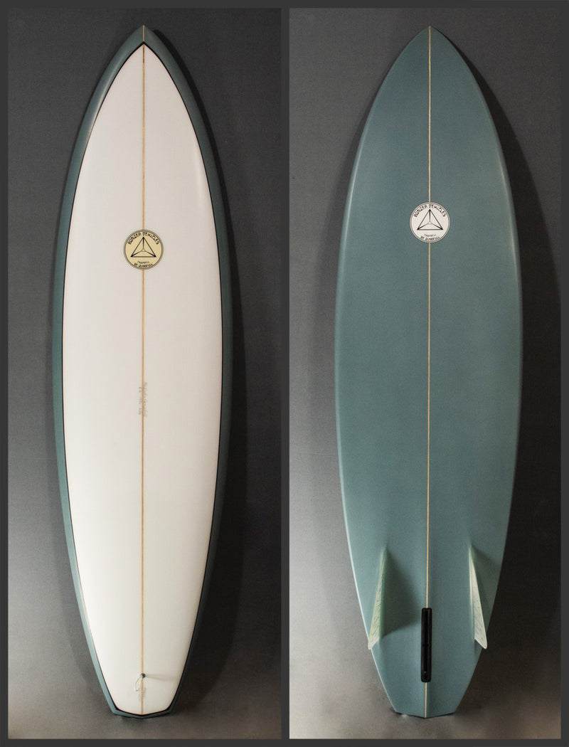 4355 - 6'2" CAMPBELL BROS. RUSS SHORT - GREY - Bing Surfboards